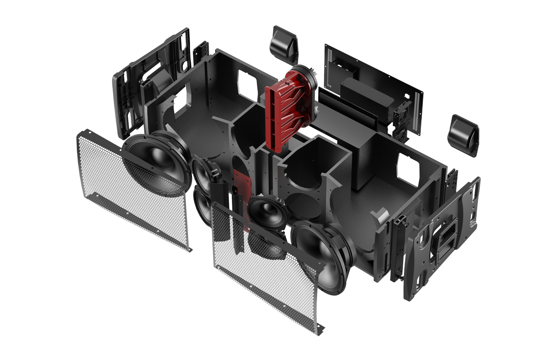 AUDİO CENTER - AVANDA 212A 2x12'' 2600 Watt Aktif Line Array Hoparlör